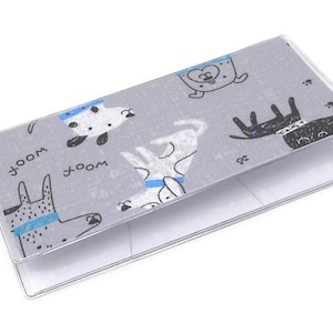 Checkbook Cover Sketched Pups - Etsy