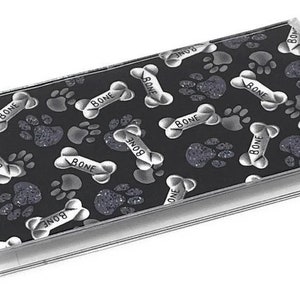 Checkbook Cover Dog Bones - Etsy