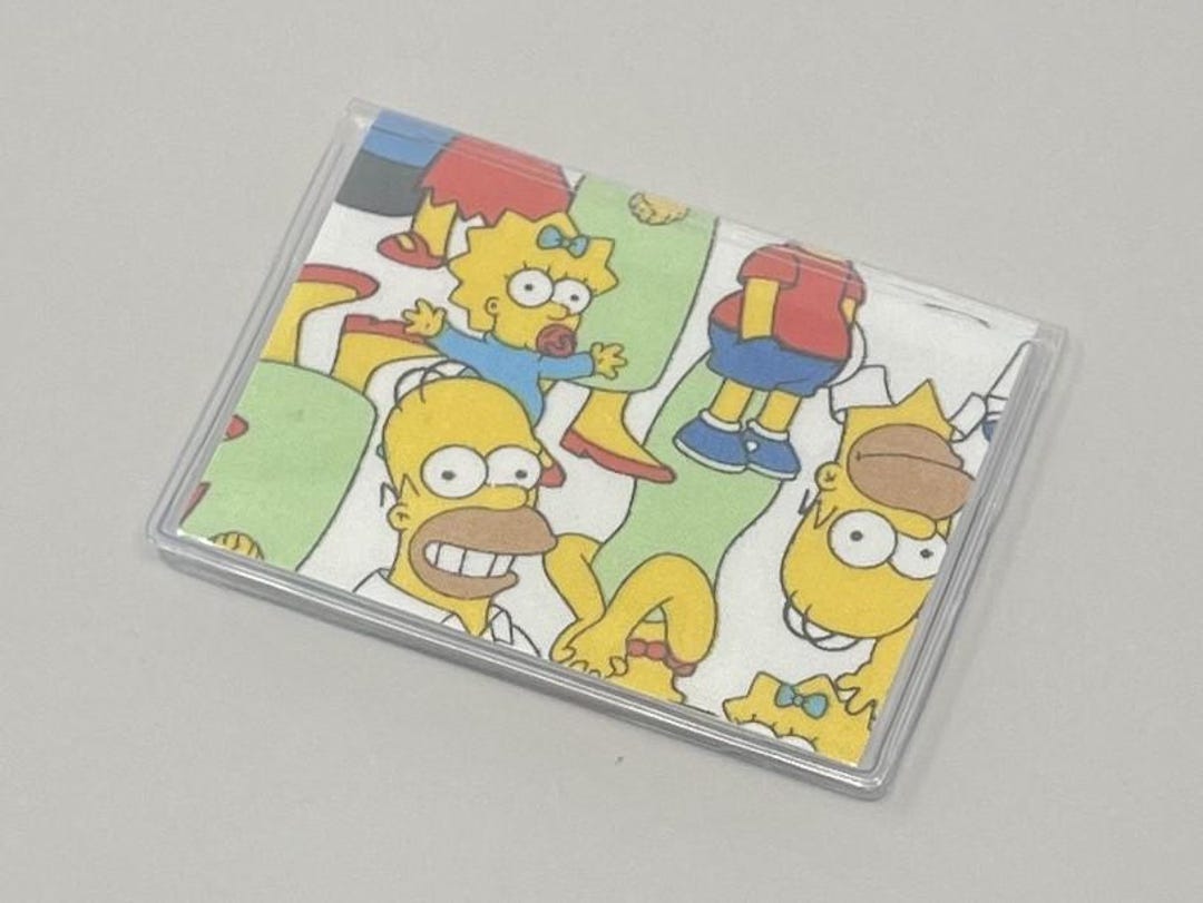 Card Case Mini Wallet the Simpsons - Etsy