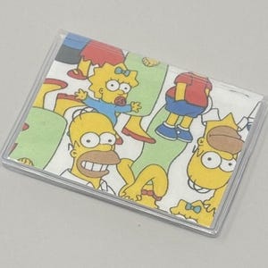 Card Case Mini Wallet the Simpsons - Etsy