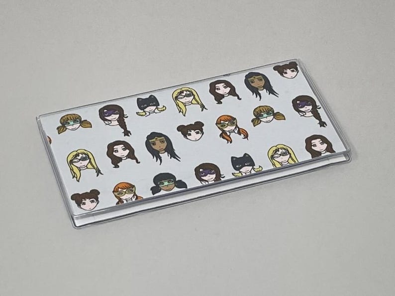 Checkbook Cover Super Hero Girls - Etsy