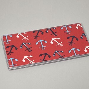 Checkbook Cover Anchor Hearts - Etsy