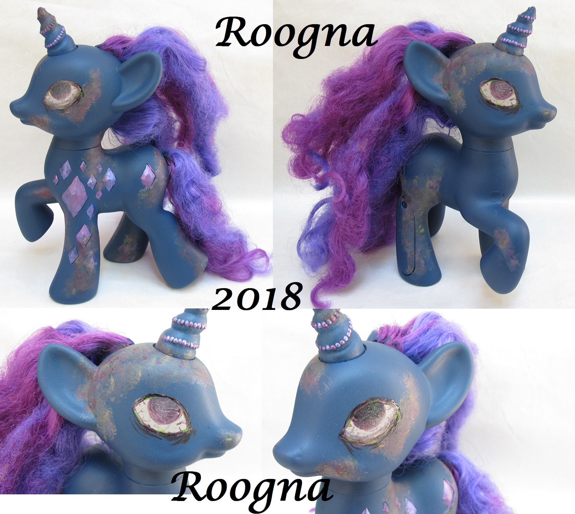 Zombie My Little Pony Light Up Unicorn Custom MLP - Etsy