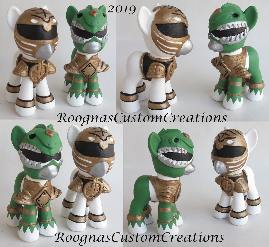 Custom My Little Pony Inspired by MMPR Mighty Morphin Power Rangers ...