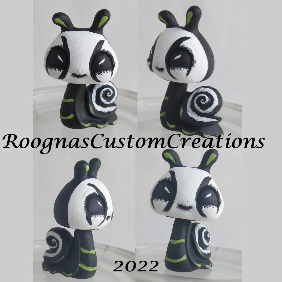 Gothic - Corpse Paint - Snail - Skeleton - Custom, Littlest Pet Shop ...