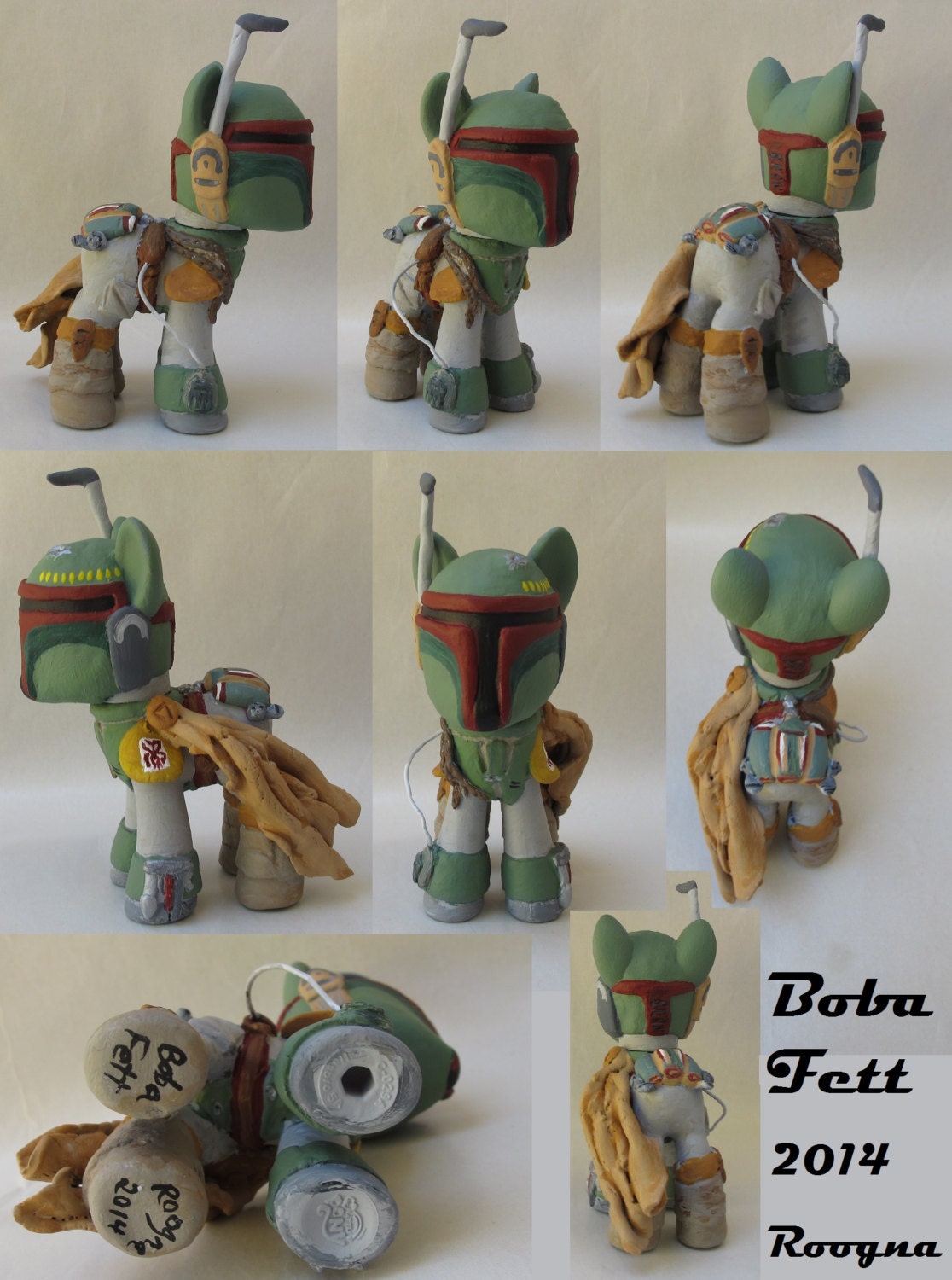 My Little Pony STAR WARS Custom Darth Vader Boba Fett Slave - Etsy Canada