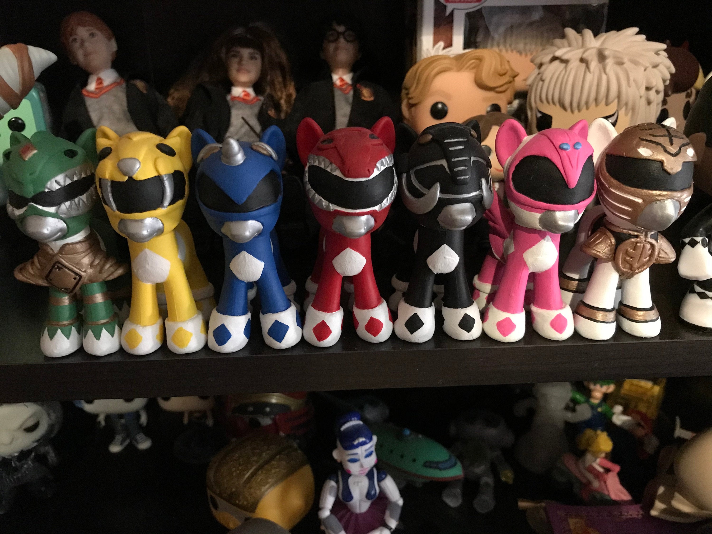 Custom My Little Pony Inspired by MMPR Mighty Morphin Power - Etsy