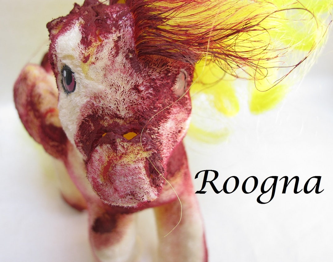 HORROR, Bloody, Zombie My Little Pony, MLP, G1, Vintage Custom, OOAK ...