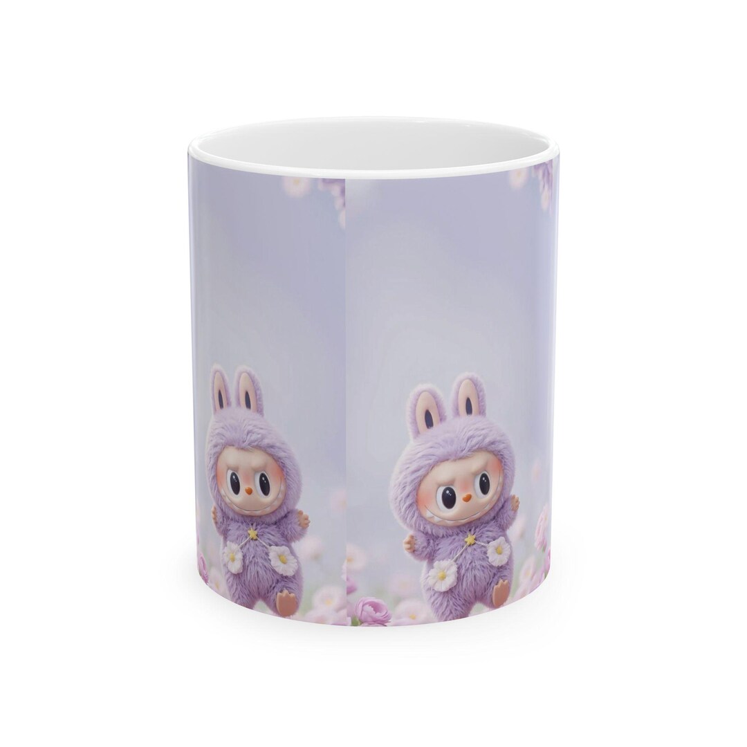 LABUBU Flower Ceramic Mug - Adorable Drinkware for Kids, Gifts for ...