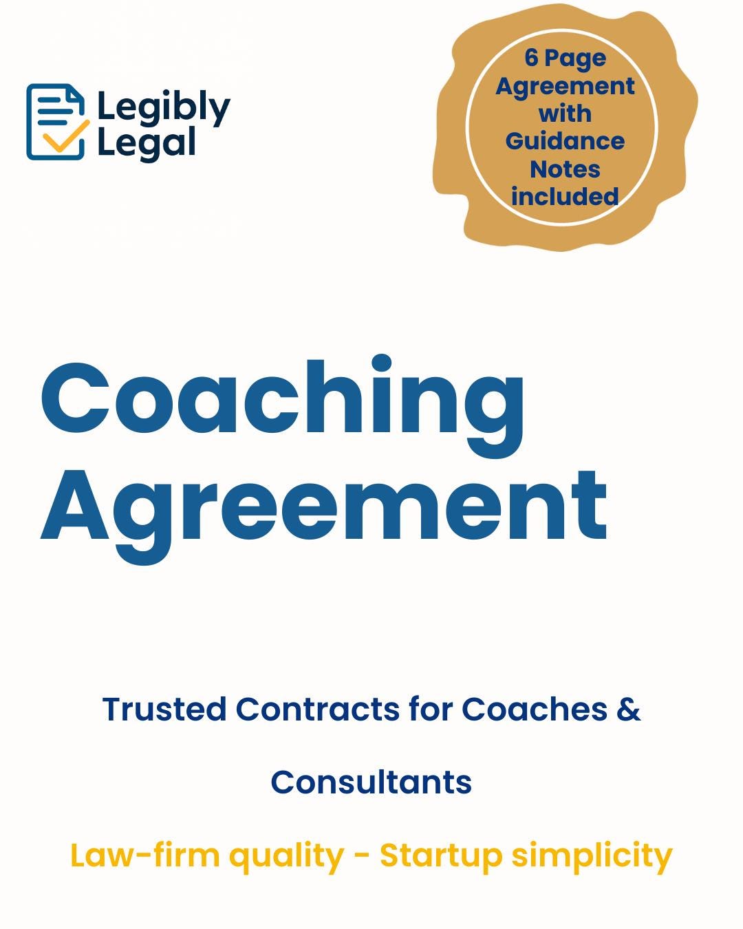 Executive Coaching Agreement Template: Editable Legal Contract - Etsy