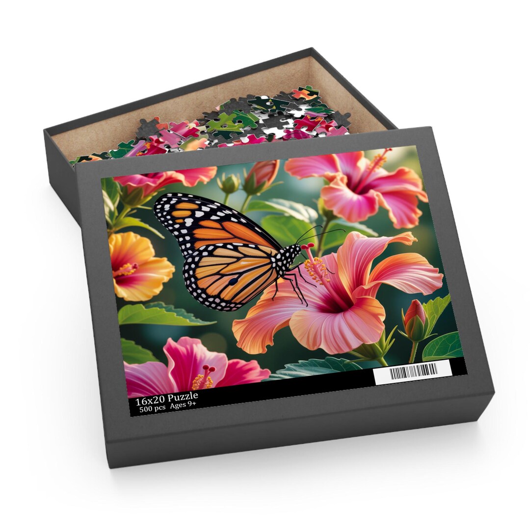 Butterfly Garden Puzzle - Colorful Floral Jigsaw for Nature Lovers ...