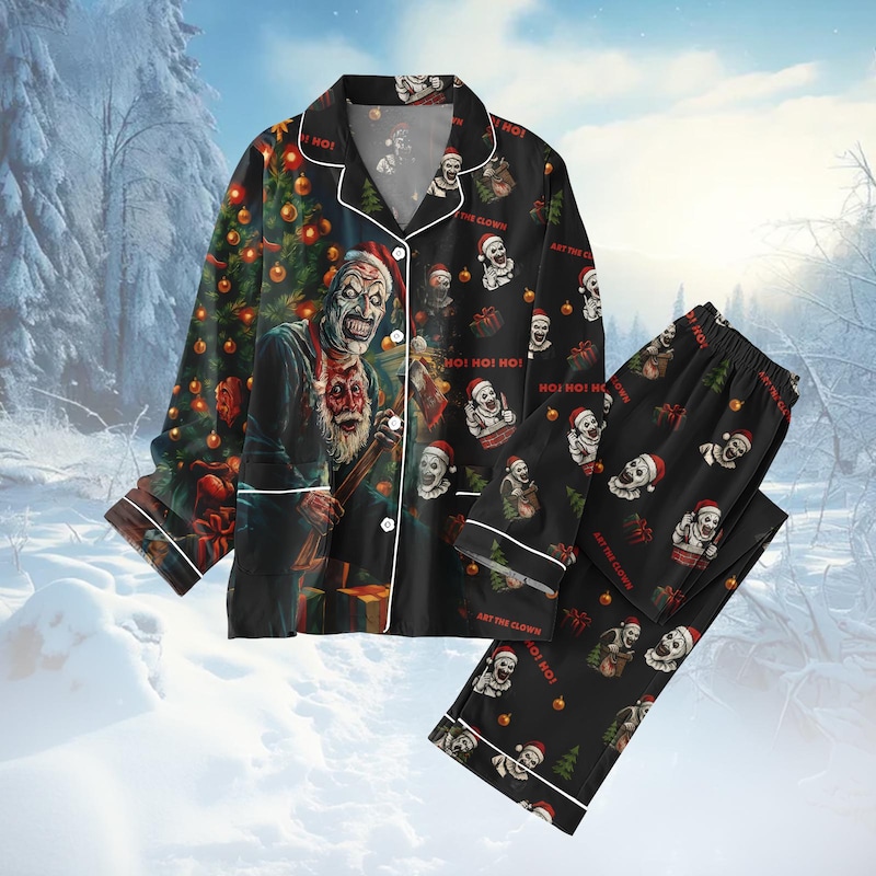 Men Christmas Horror Pjs - Etsy