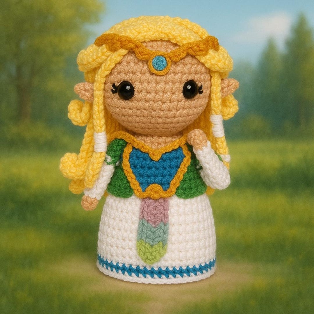 Zelda-inspired Amigurumi Crochet Pattern – Hero Character Plush PDF ...