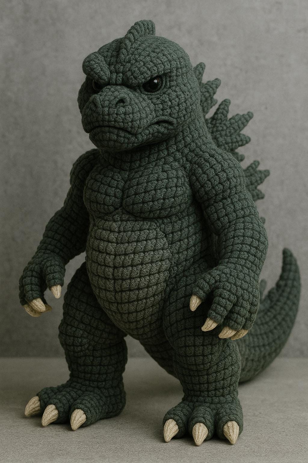 Godzilla Amigurumi Crochet Pattern - Big Plush Dinosaur Toy PDF ...