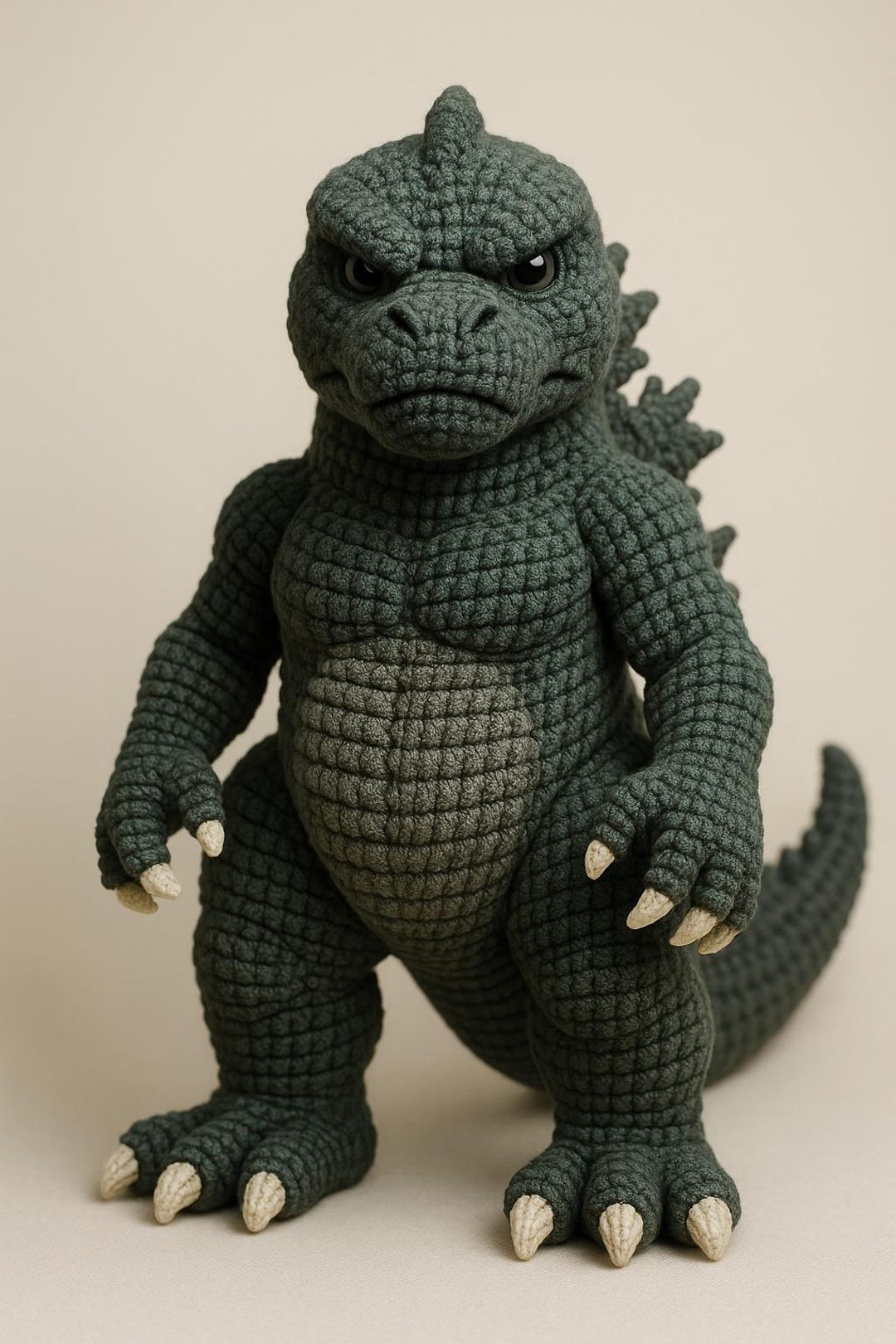 Godzilla Amigurumi Crochet Pattern - Big Plush Dinosaur Toy PDF ...