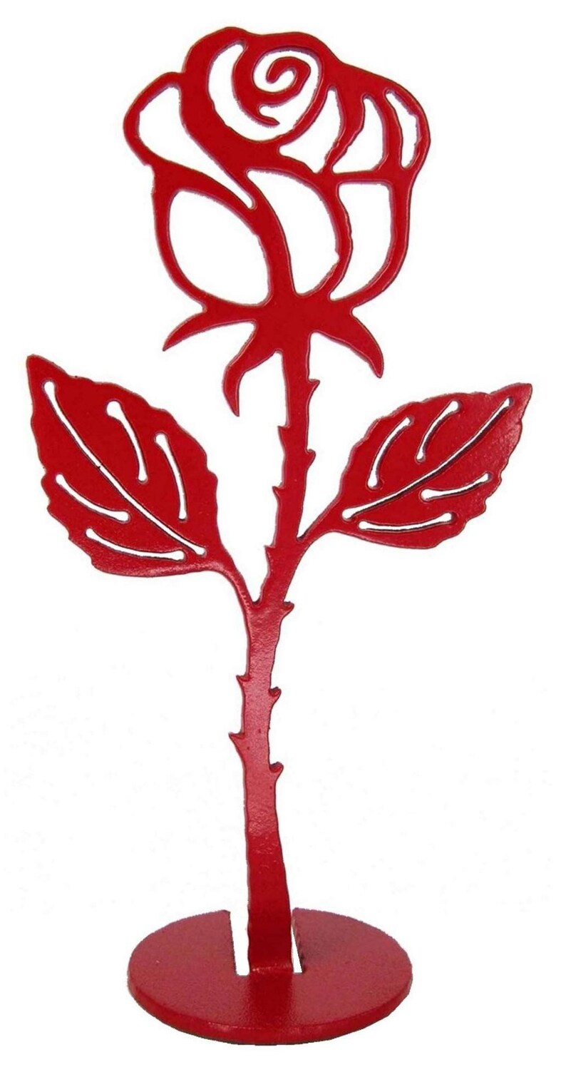 Red Rose Cut With CNC Plasma Cutter - Etsy