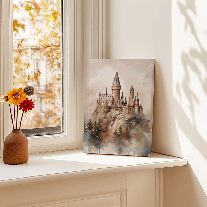 Wizard Posters Digital Print, Wizard School Print, Wizard Room Decor ...