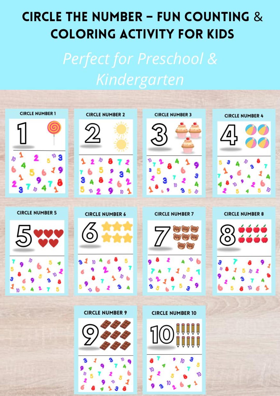 Preschool Activity Book Printable | 25 Fun Learning Worksheets for Kids ...
