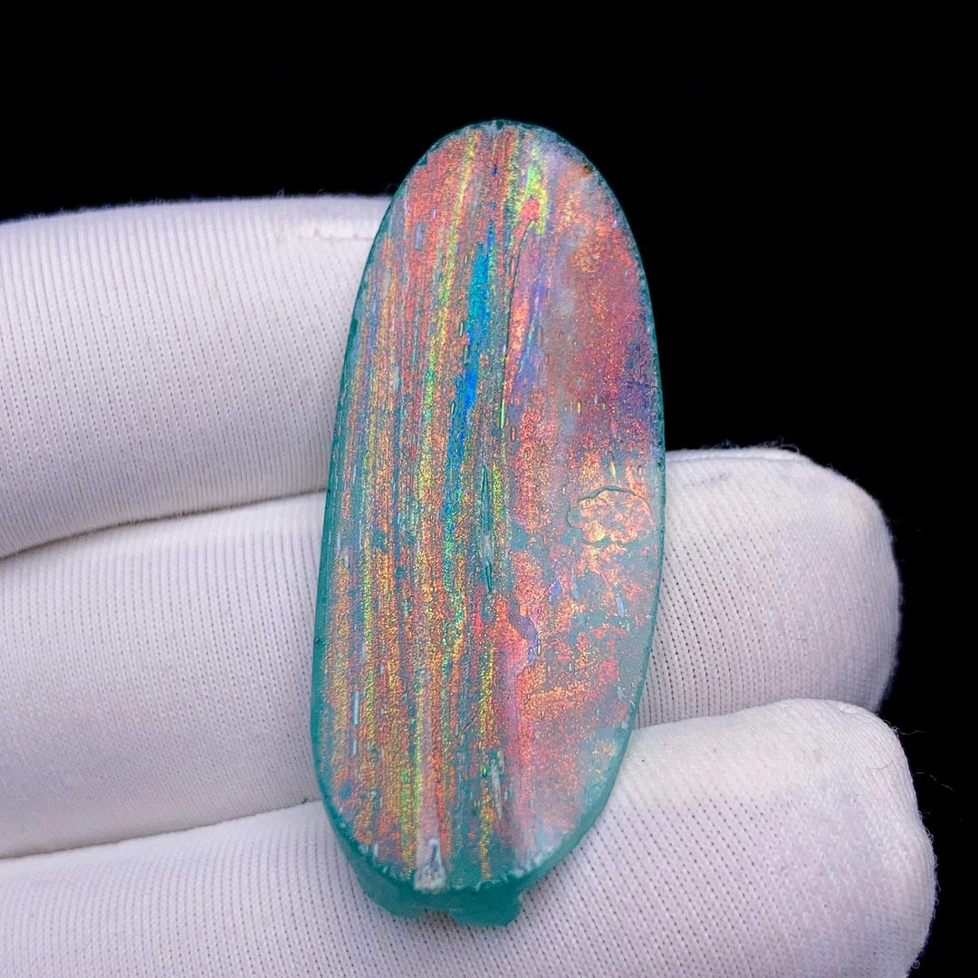 Gorgeous Ancient Roman Glass - 17.60 Cts 36.9x15.5x5.1 MM - Beautiful ...