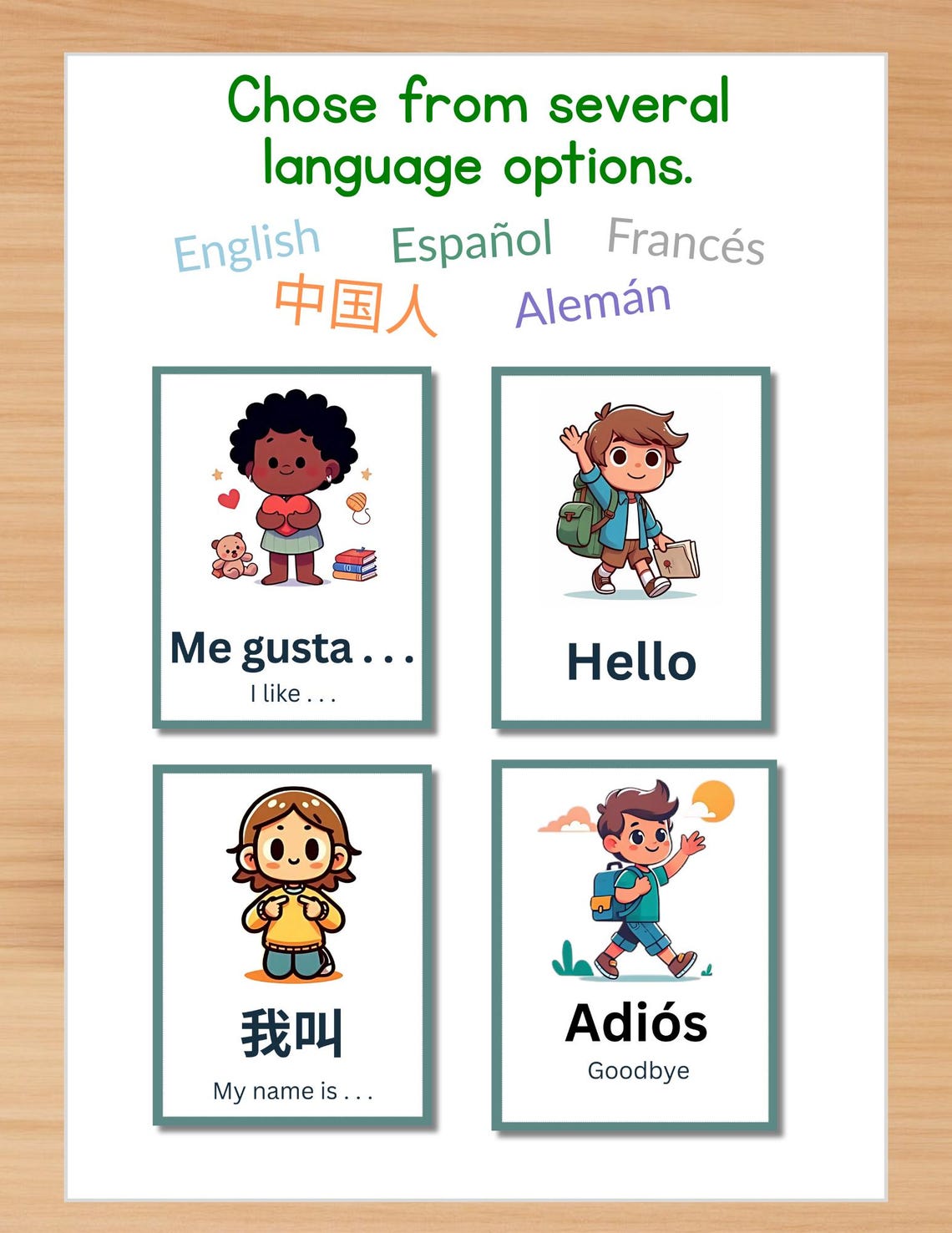 Spanish First Phrases Flashcards: Bilingual Learning for Kids (PDF ...