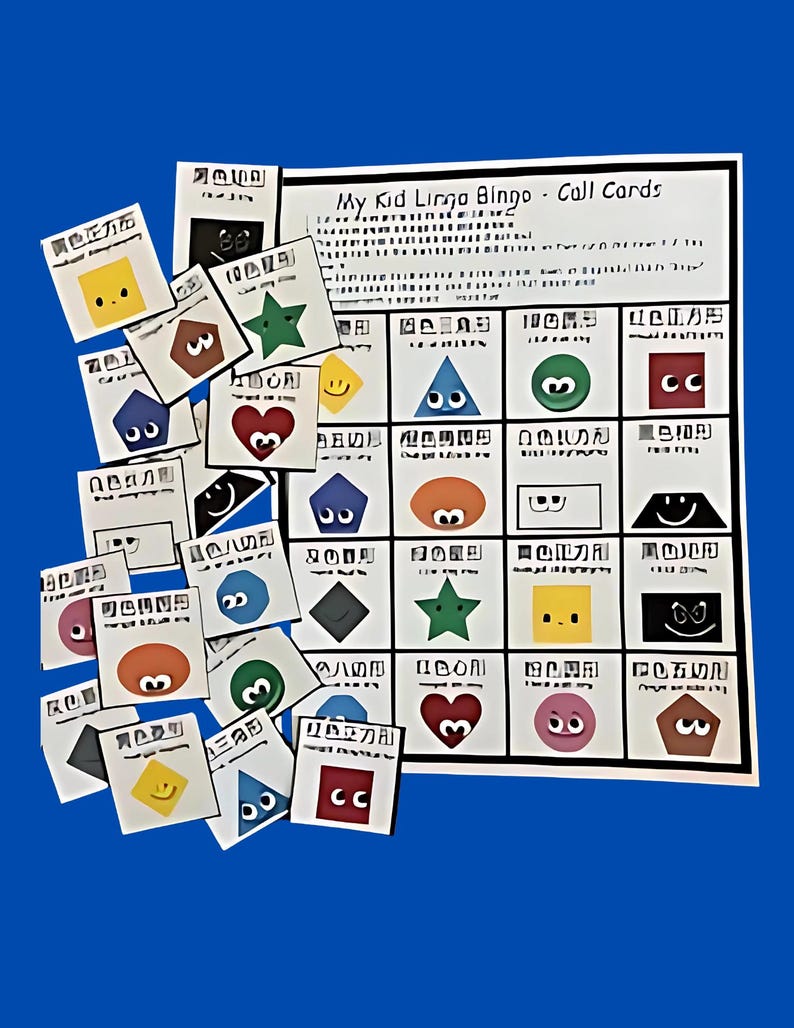 Chinese Bingo Game for Kids | Colors & Shapes in Mandarin and English ...