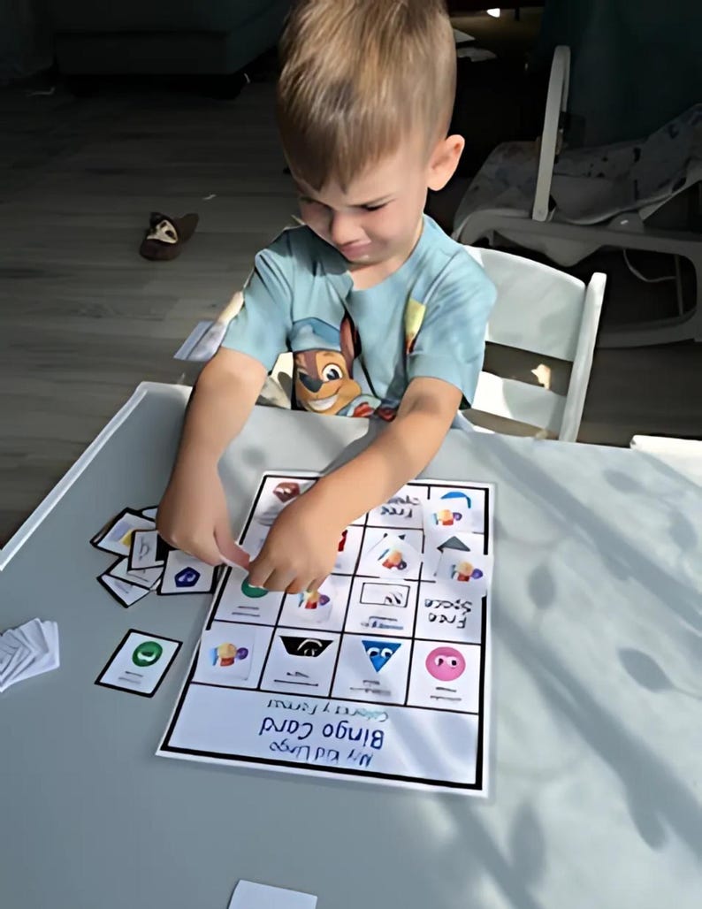 Chinese Bingo Game for Kids | Colors & Shapes in Mandarin and English ...