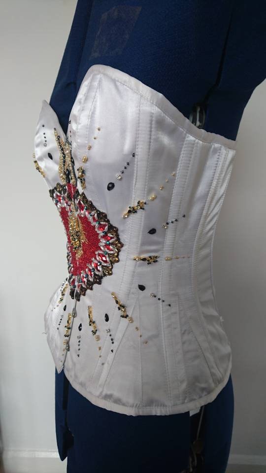 Custom Hand Beaded Corset Your Size and Design | Etsy UK