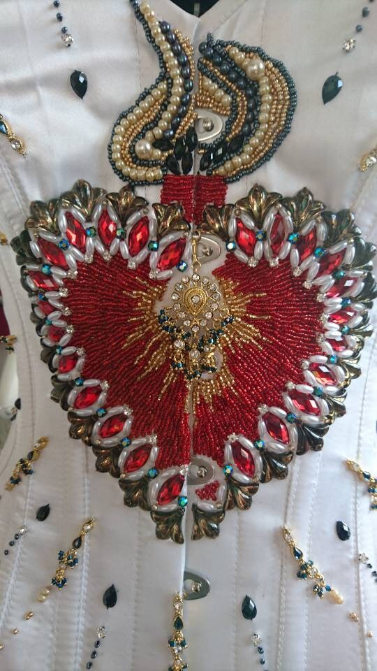 Custom Hand Beaded Corset Your Size and Design | Etsy UK