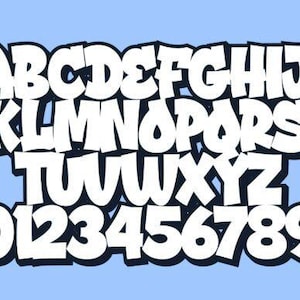 Street Drips Font - Display Font, Graffiti Font, Procreate Font, Cricut ...