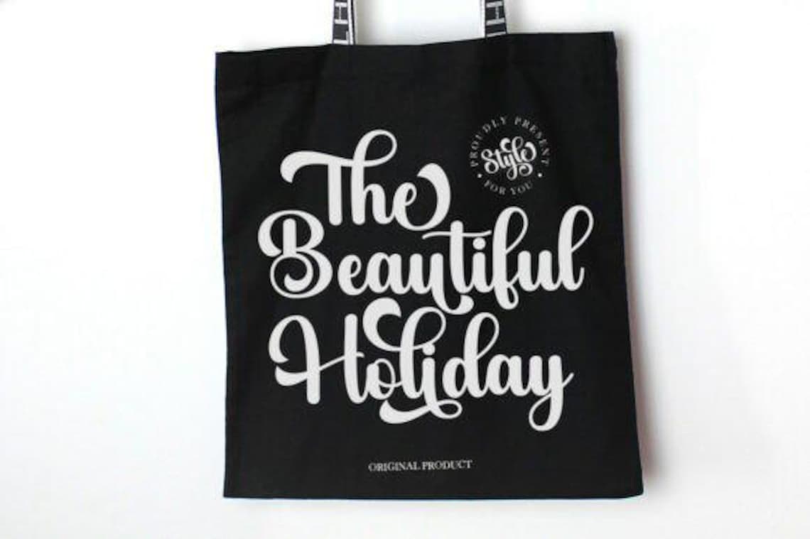Thick Black Calligraphy Font for Cards Labled and More, Thick Font ...