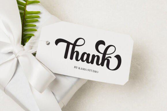 Thick Black Calligraphy Font for Cards Labled and More, Thick Font ...