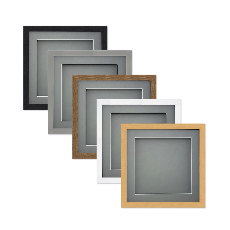 Brown Square Box Frame - Etsy UK