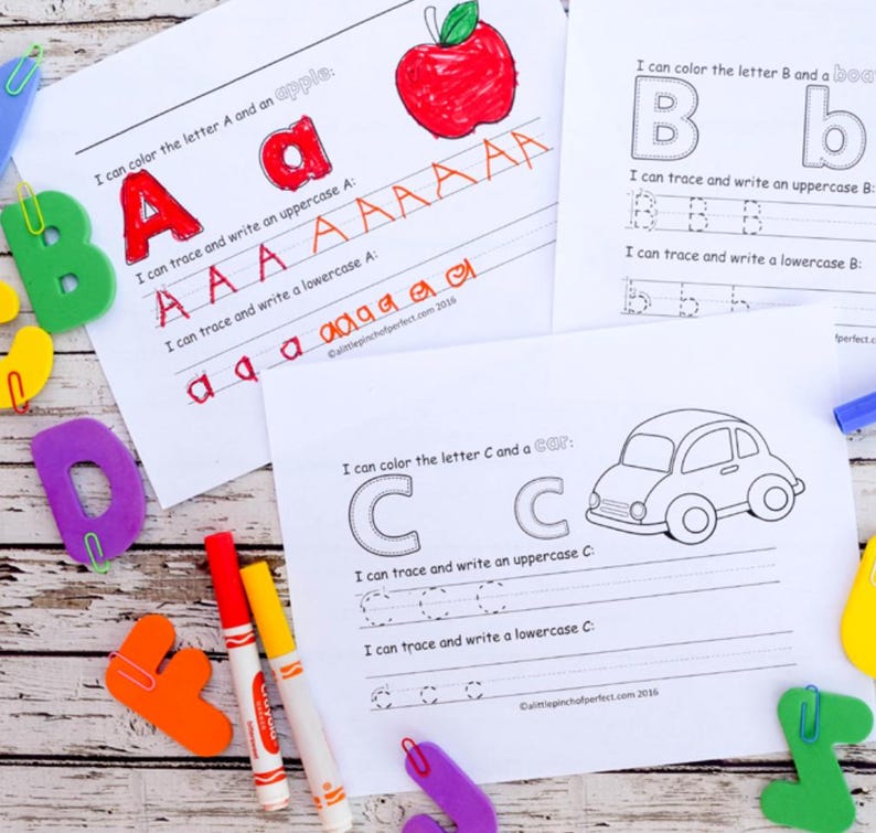 This Printable A-Z Alphabet Handwriting Set | Learning | Education ...