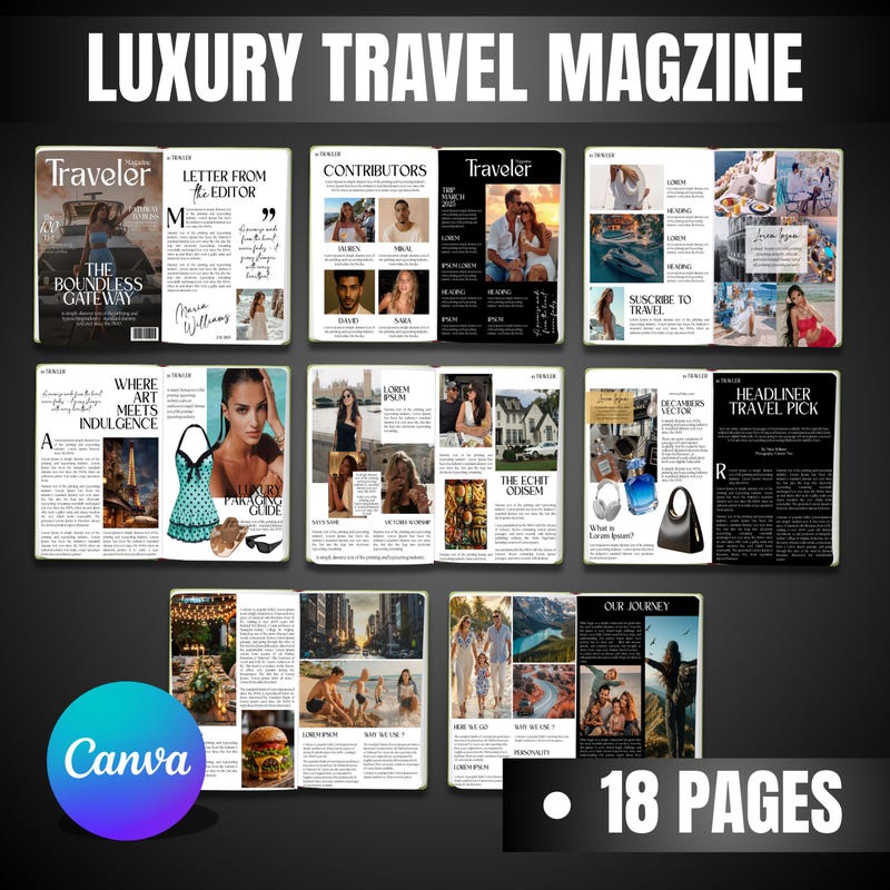 Luxury Travel Magazine - Etsy