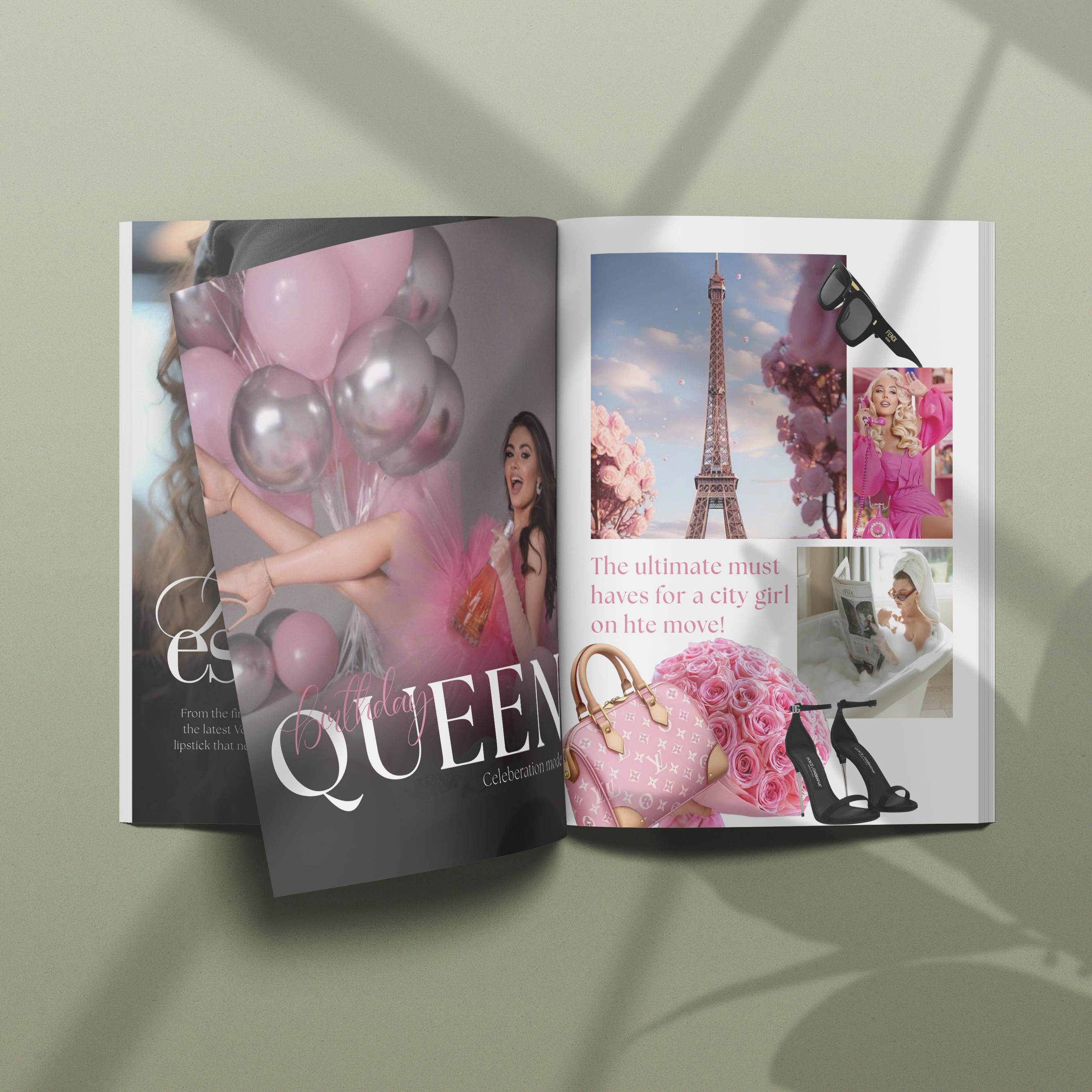 Birthday Magazine Template, Personalized Birthday Magazine, Birthday ...