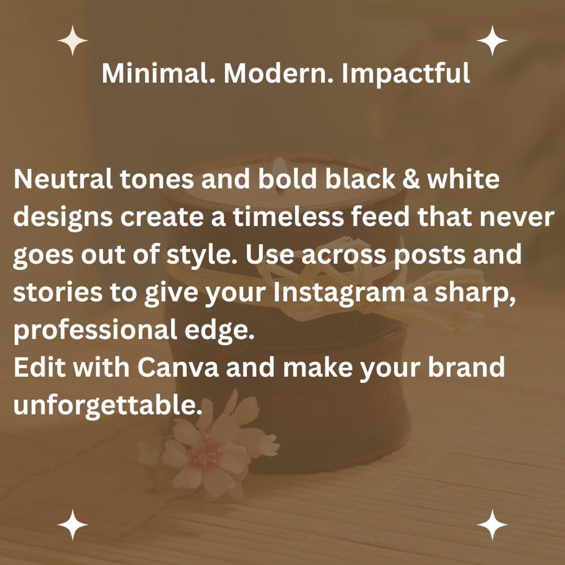 Minimalist Instagram Carousel Templates: Canva Editable (digital ...