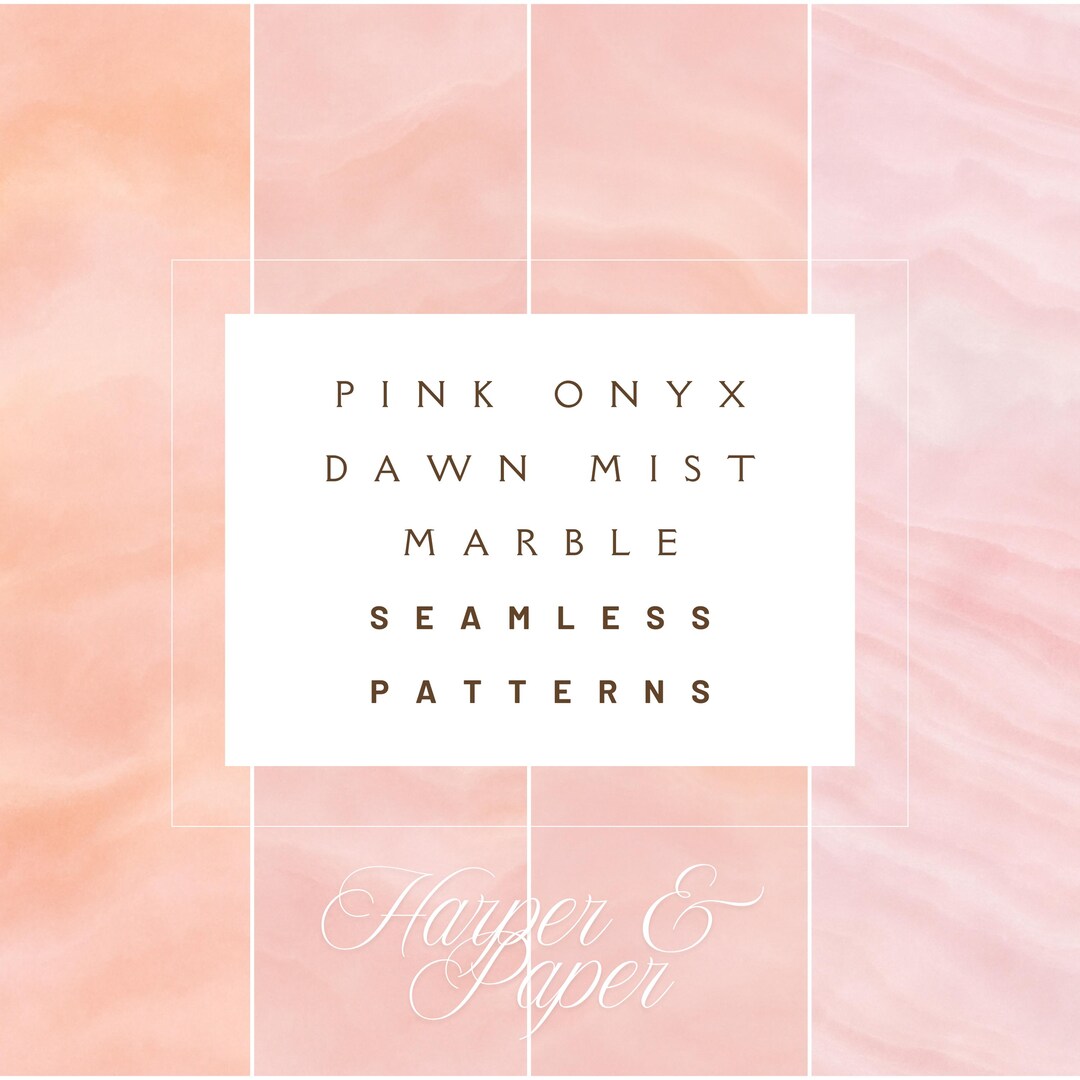 Pink Onyx Dawn Mist Marble Digital Paper – 4 Seamless High-resolution ...