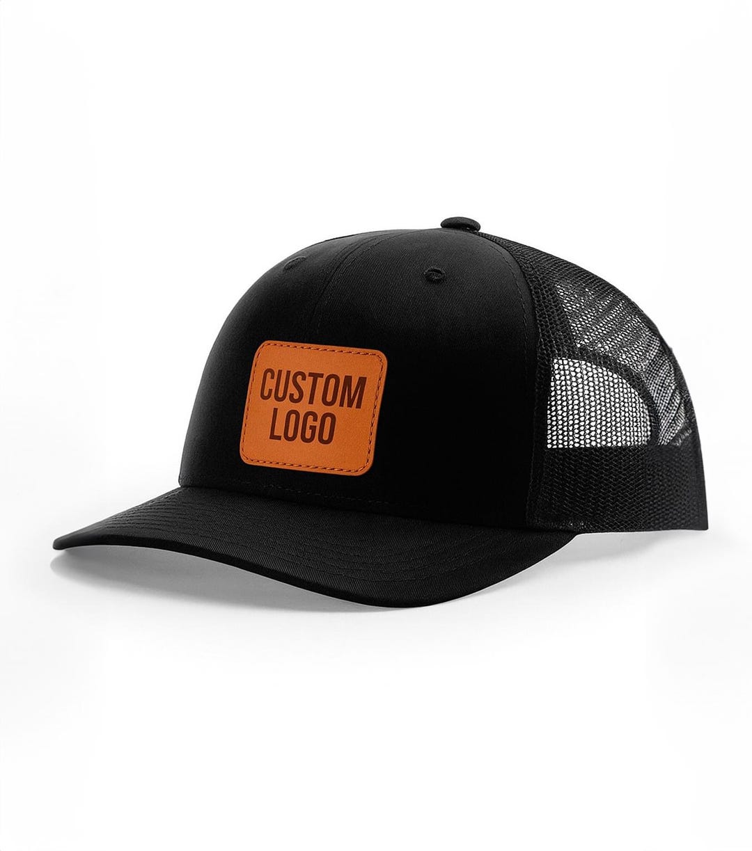 Custom Hats With Laser Engraved Leather Patches - Etsy