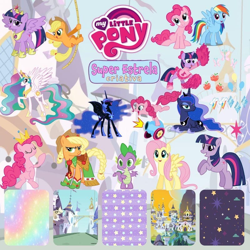My Little Pony Stickers - Etsy
