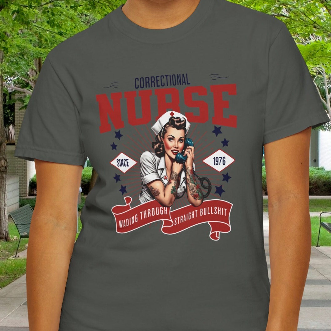 Correction Nurse Shirt, Prison Nurse, Correctional Nurse Tshirt Jail ...