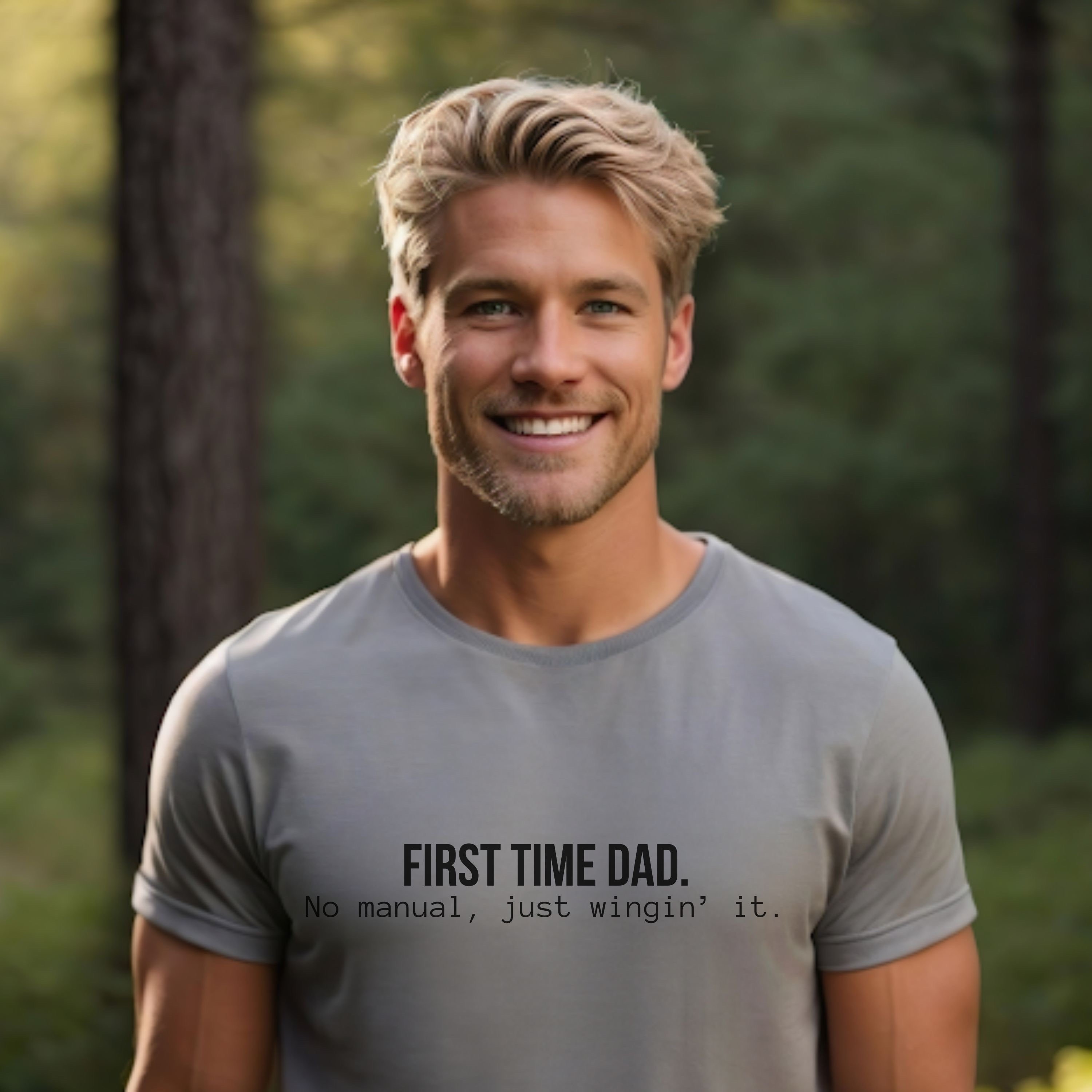 Funny First Time Dad Shirt Dad Pregnancy Announcement Shirt First Time ...