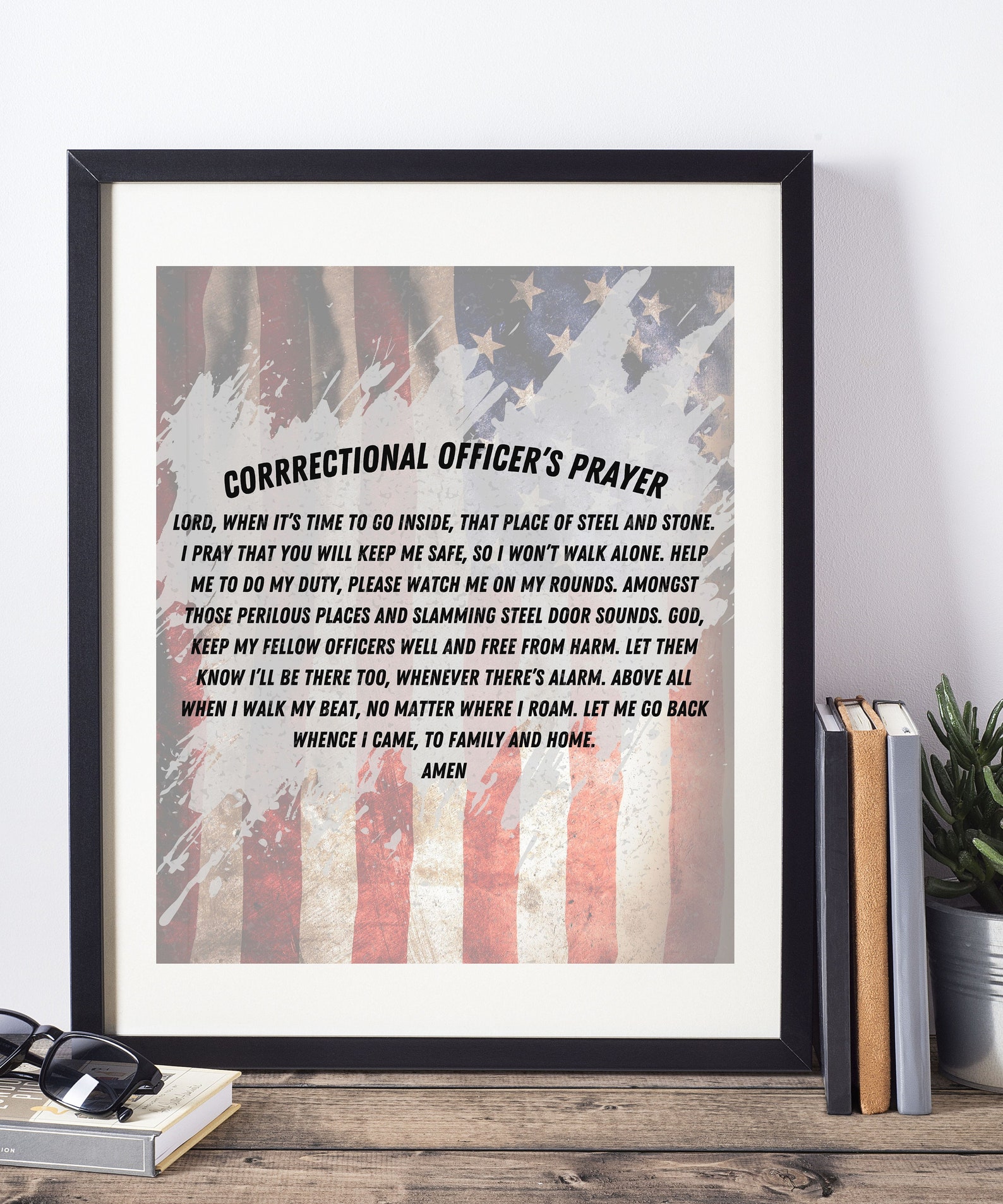Correctional Officers Prayer Instant Download, PDF SVG Corrections ...