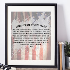 Correctional Officers Prayer Instant Download, PDF SVG Corrections ...