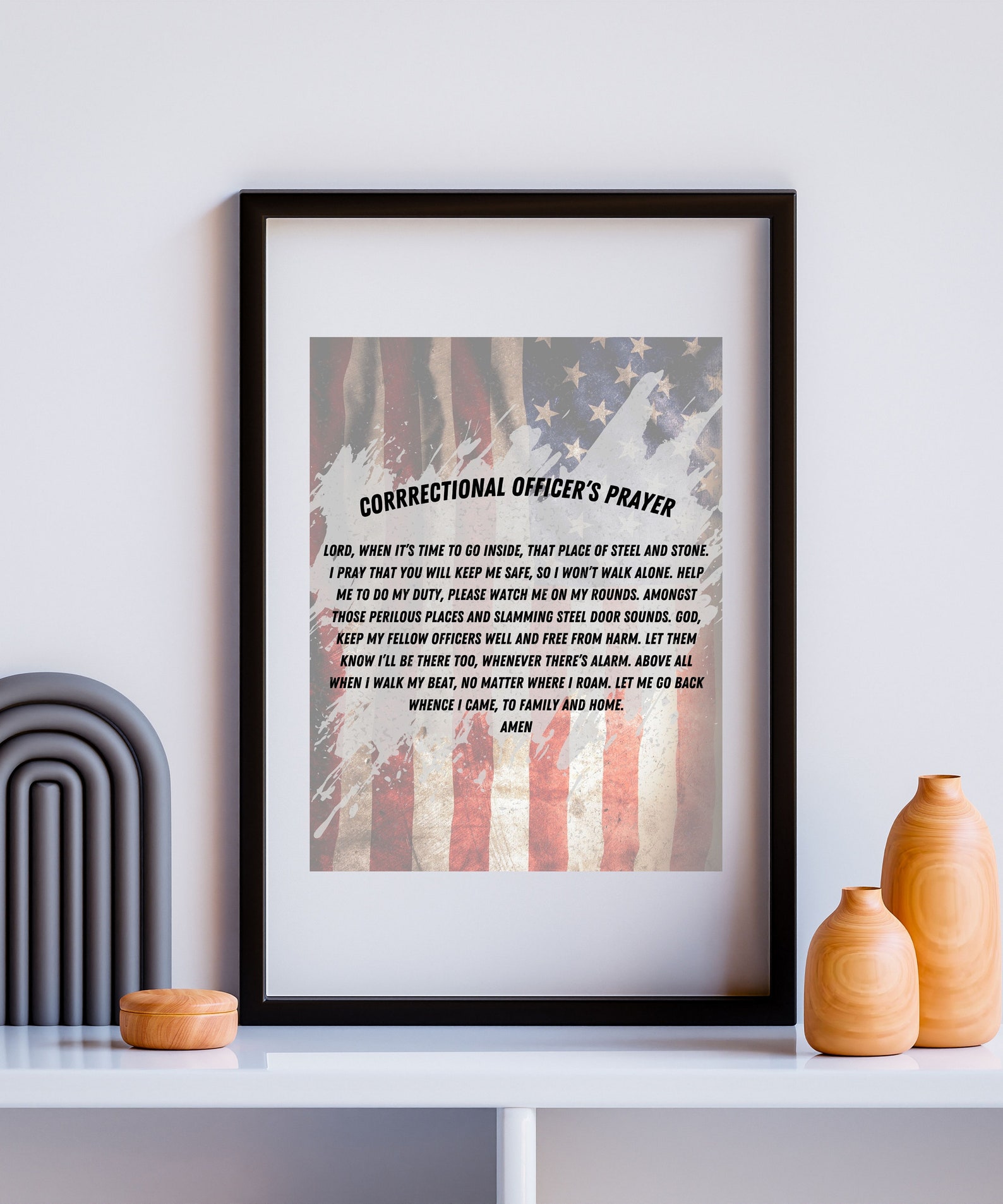 Correctional Officers Prayer Instant Download, PDF SVG Corrections ...