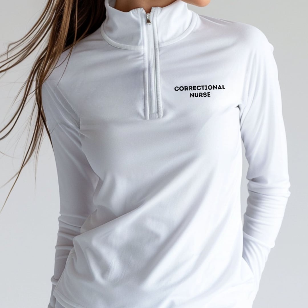 Go for Medical Correctional Nurse Quarter-zip Pullover, Corrections ...