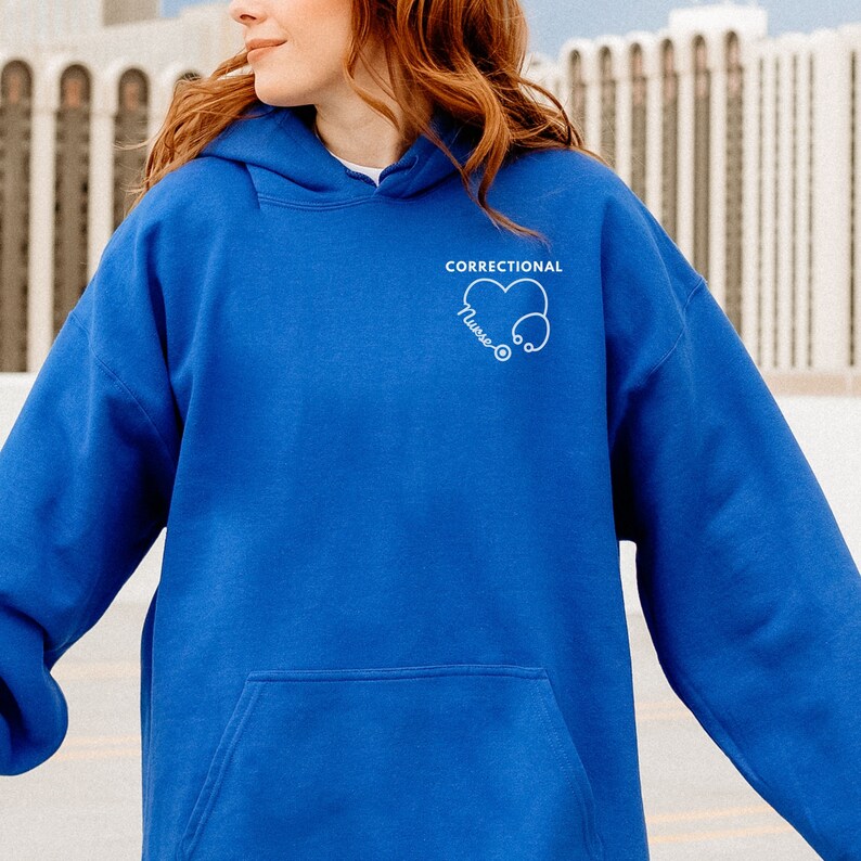 Personalized American Flag Correctional Nurse Hoodie, Forensic Nurse ...