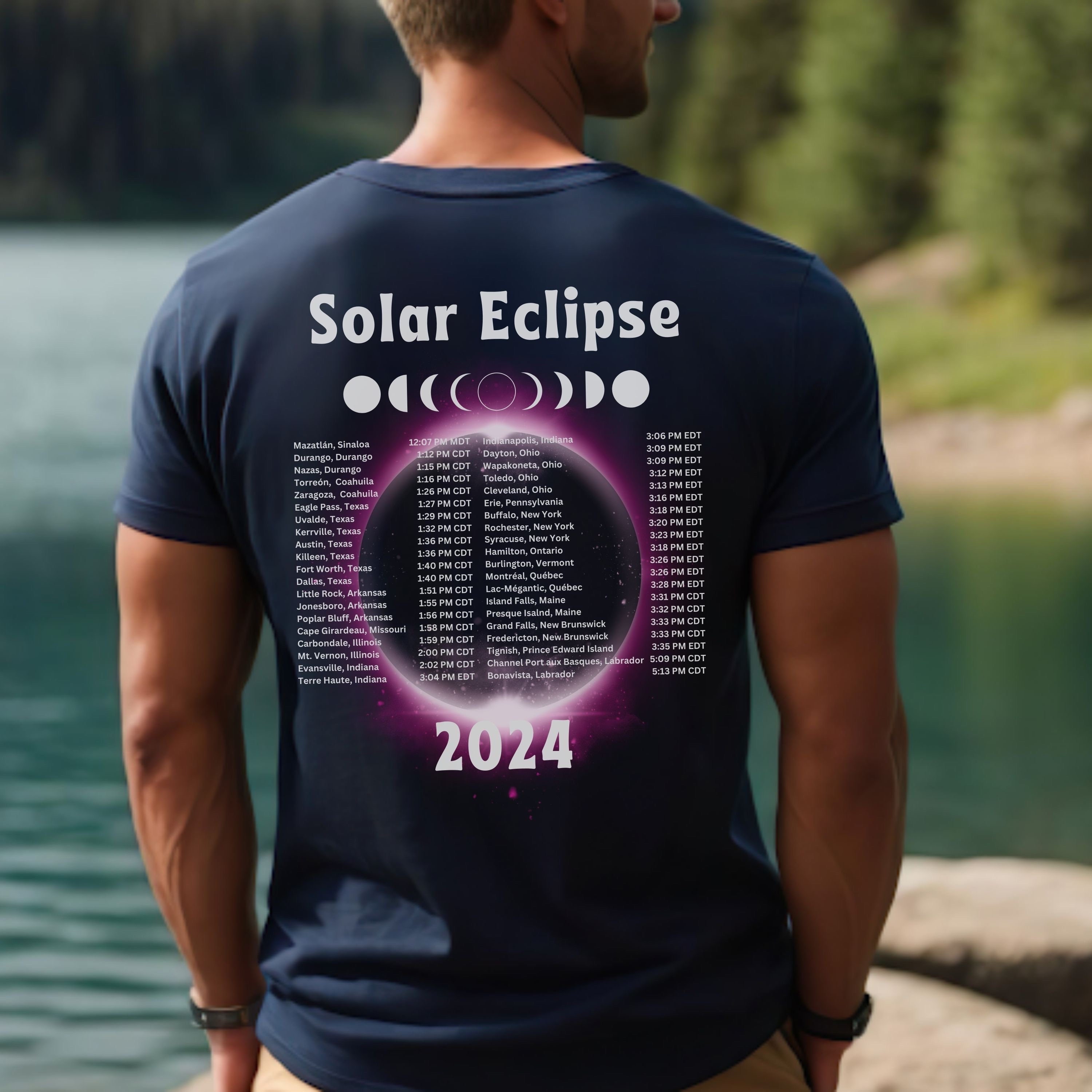 Total Solar Eclipse Shirt 2024 Solar Eclipse Shirt, Tour of Totality ...