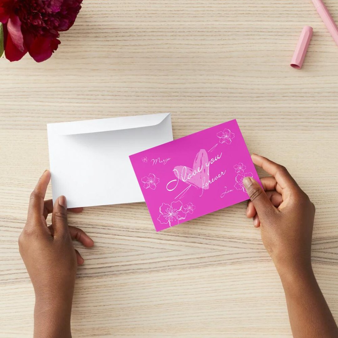 Editable Canva Greeting Card Template | Instant Download | Minimalist ...