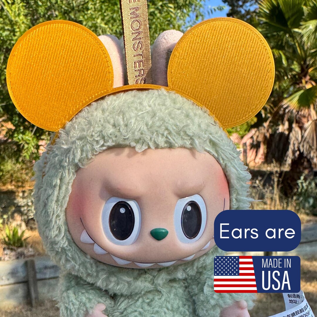 Gold Mouse Ears for Labubu, Labubu Gift, Lafufu Gift, Costume ...