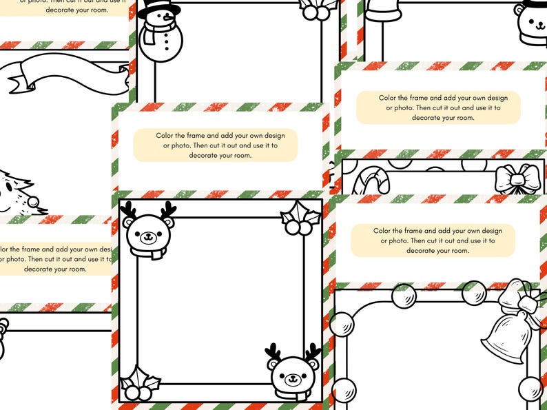 Christmas Activities Holiday Worksheets for Kids Children Instant ...